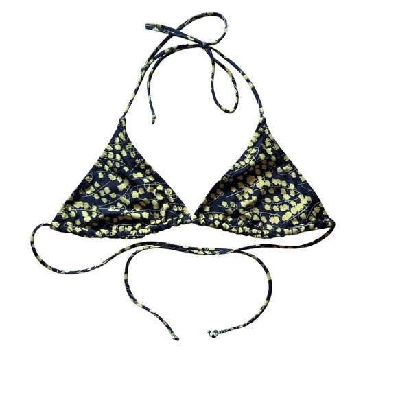 Ganni | Swim | Ganni Caradonna Floral Print String Bikini Top Size Eu ...